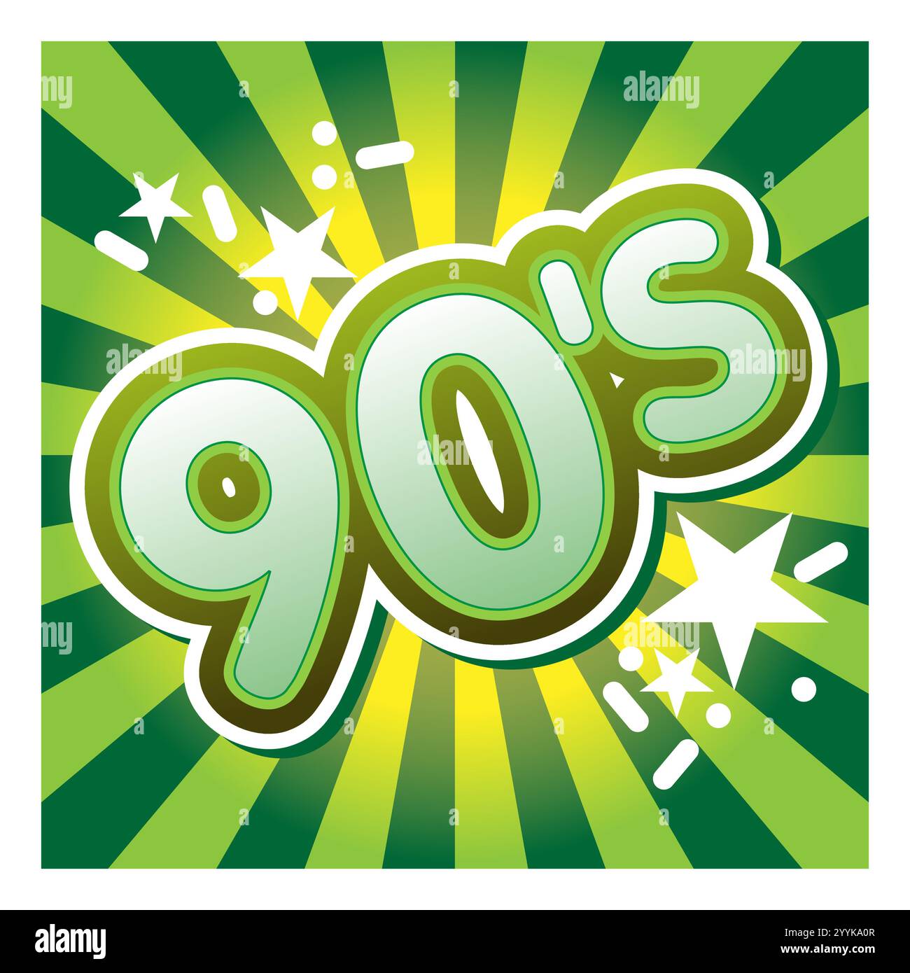 Nineties pictogram on a disc cover Stock Vector Image & Art - Alamy