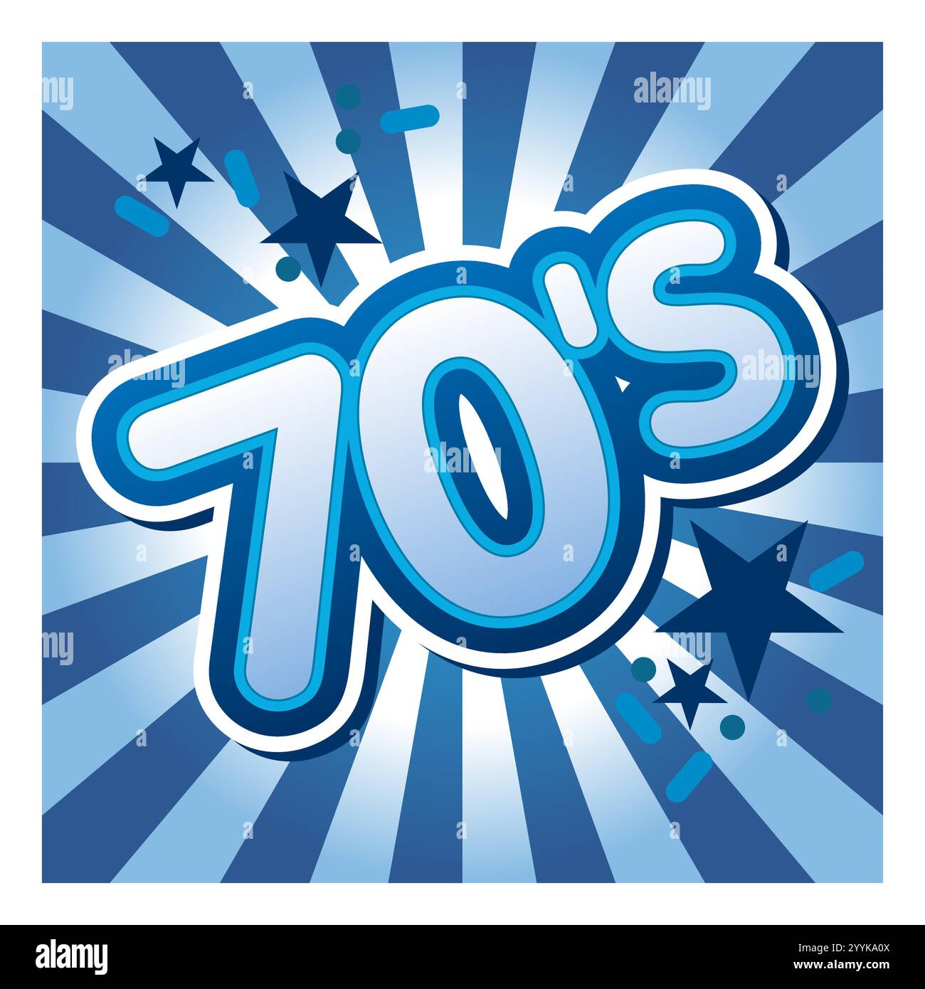 Seventies pictogram on a disc cover Stock Vector Image & Art - Alamy