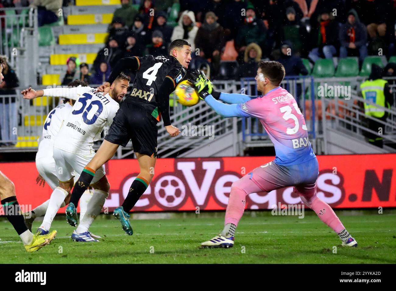 Venezia's Filip Stankovic ’s save In action during the Serie A enilive ...