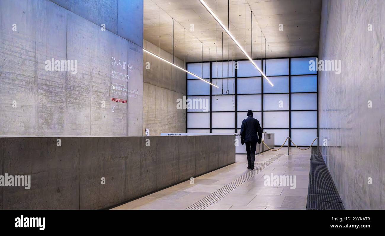 Interior view, James Simon Gallery with access to the Neues Museum ...