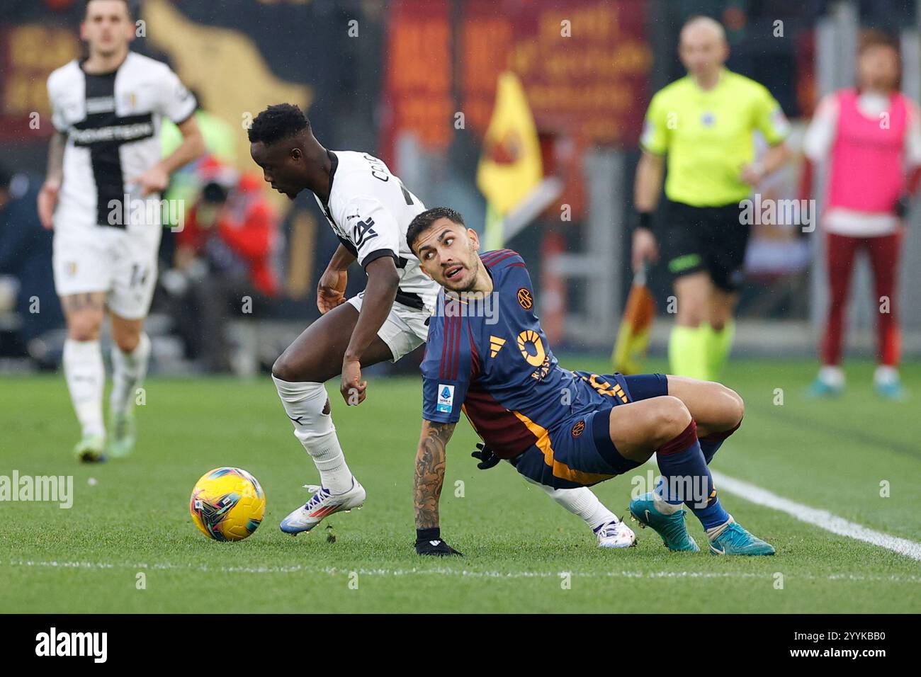 Rome, Italy. 22nd Dec, 2024. Parma Calcio's DRISSA GUI CAMARA and AS ...