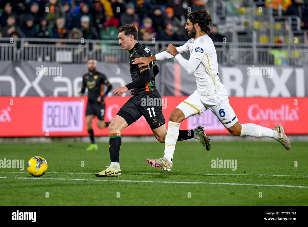 Venice, Italy. 22nd Dec, 2024. Venezia's Gaetano Oristanio in action ...