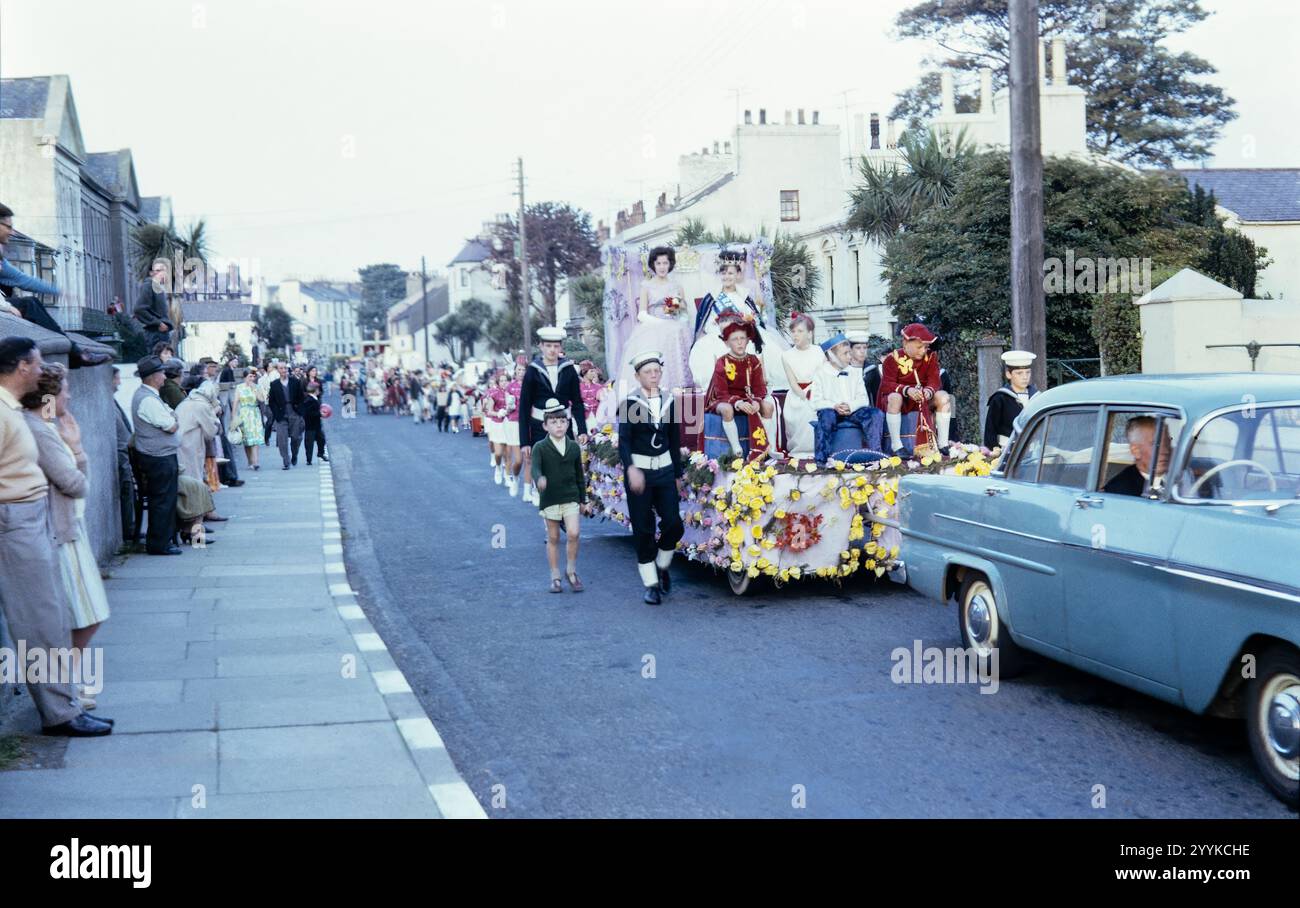 Historical photo of a parade in the 1960s wiht children and young ...