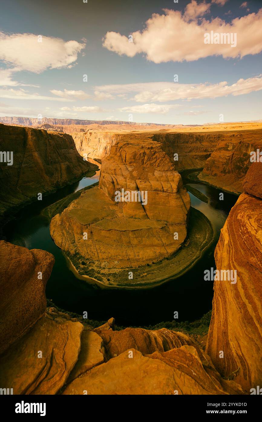 panorama of horseshoe bend, arizona II-USA Stock Photo - Alamy