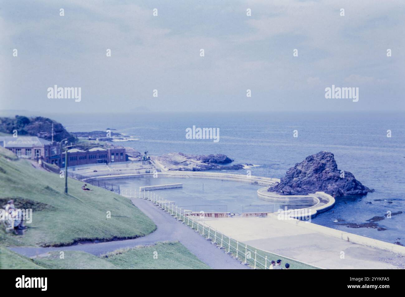 Historical photo of the open air swimming pool at Eye Cave beach (now ...