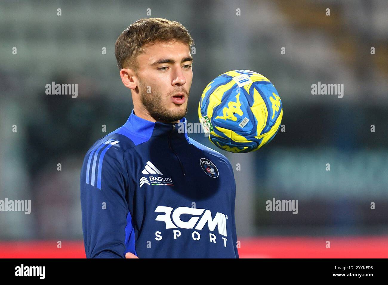 Simone Canestrelli (Pisa) during warmup during Modena FC vs AC Pisa ...