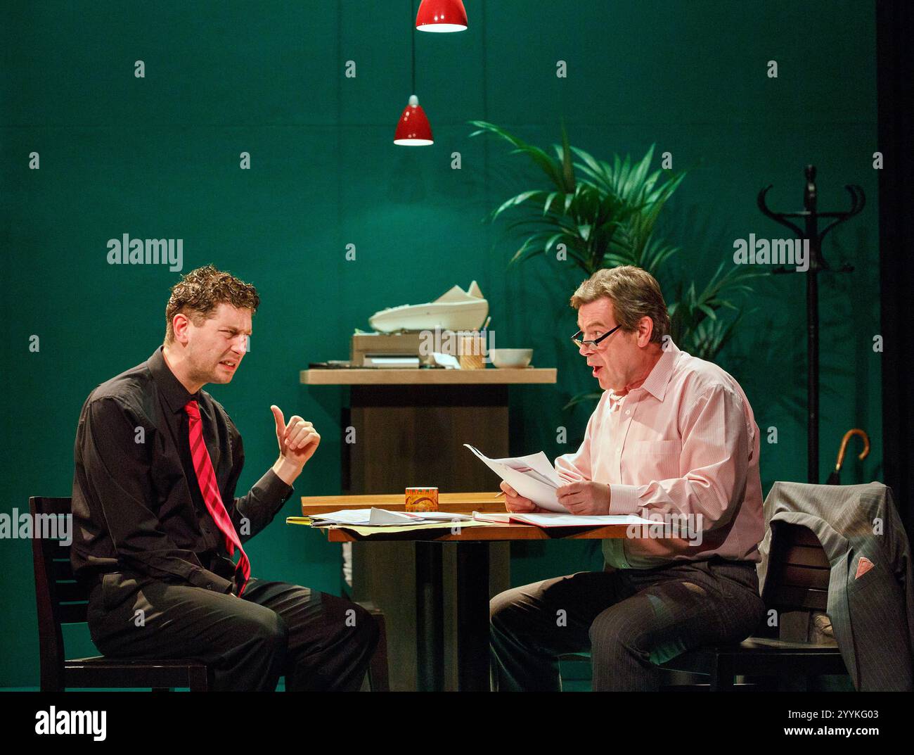 l-r: Cary Crankson (Mugsy), Richard Hawley (Stephen) in DEALER'S CHOICE ...