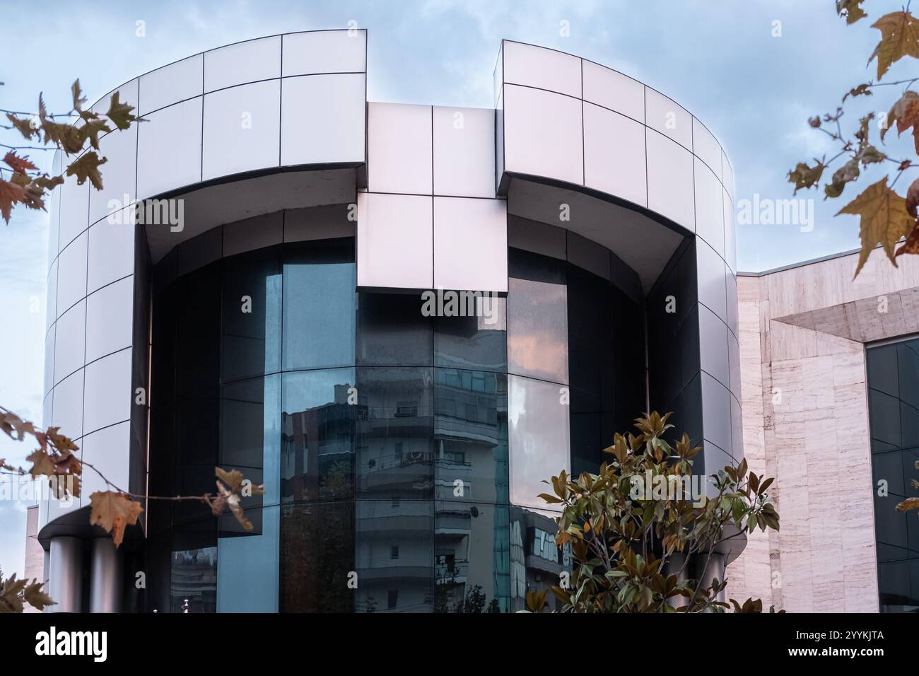 Exterior of a new shopping centre building. Mall complex outdoor Stock ...