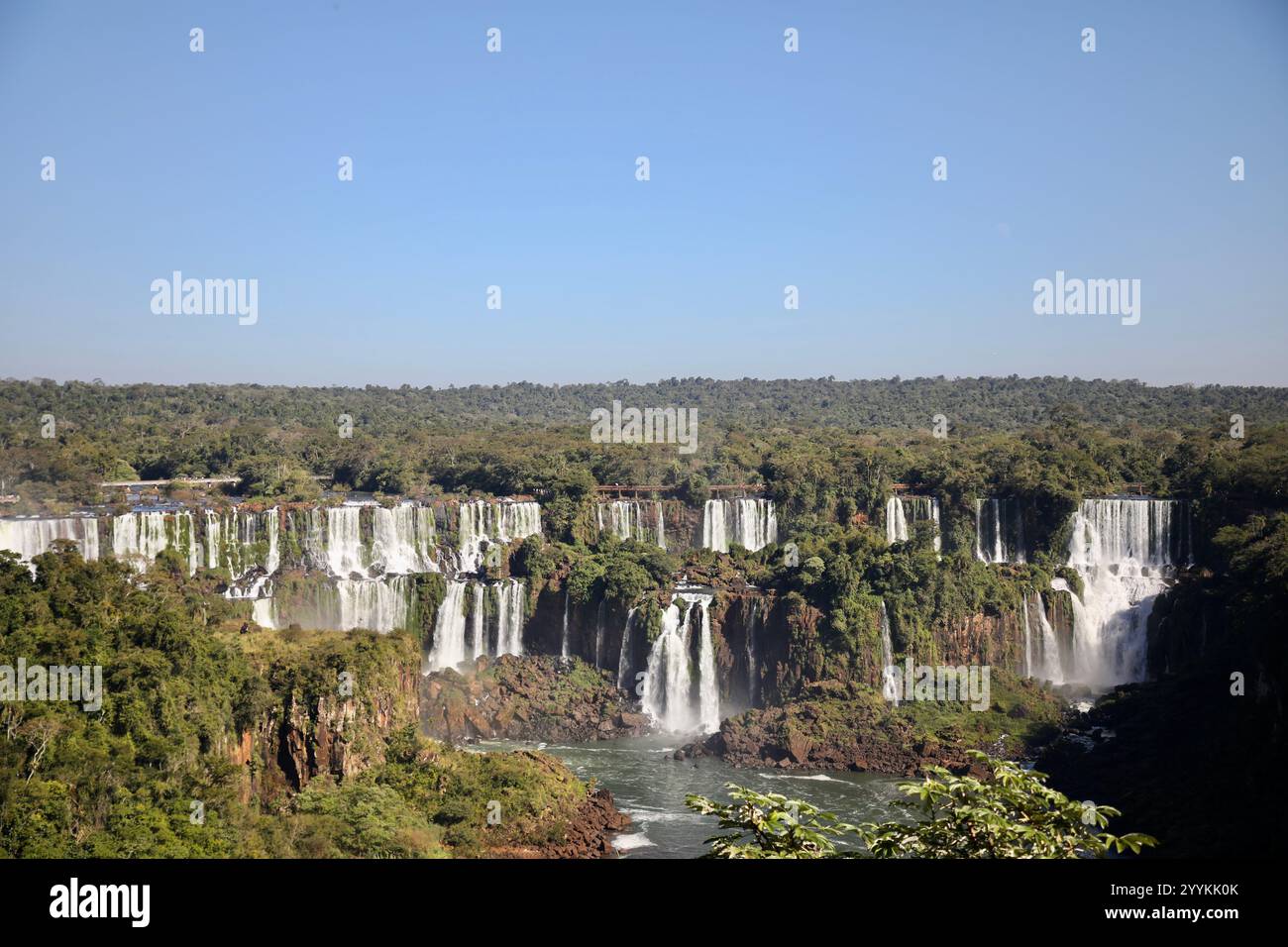 The Brazilian side of Iguazu Falls Park is pictured. Iguazu Falls are ...