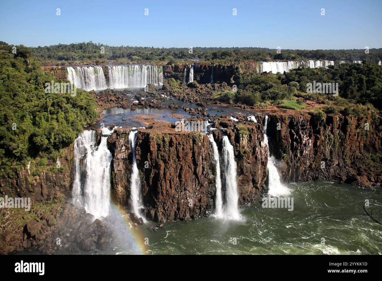 The Brazilian side of Iguazu Falls Park is pictured. Iguazu Falls are ...