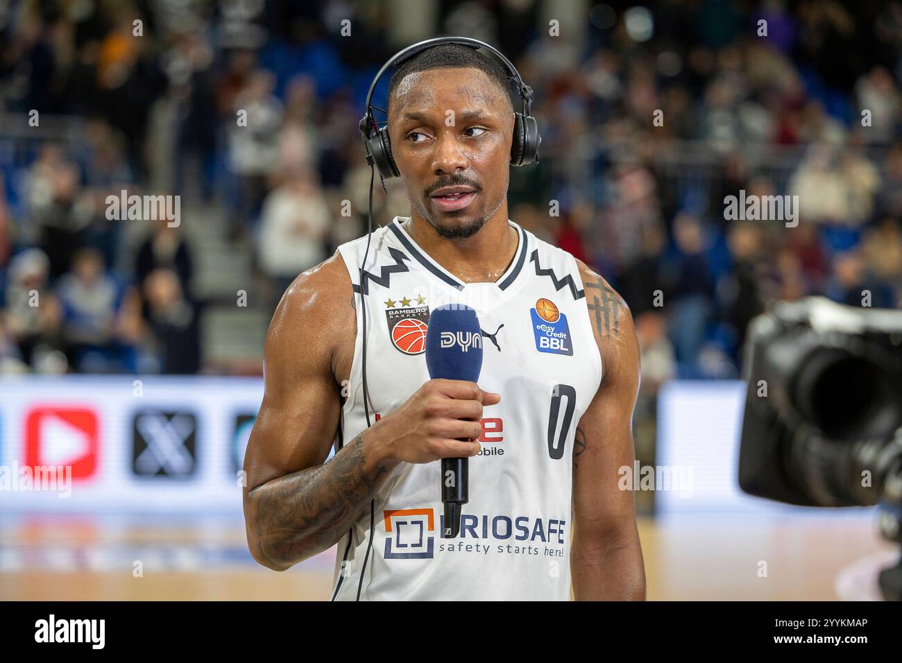 Heidelberg, Deutschland. 22nd Dec, 2024. Kyle Lofton (Bamberg Baskets ...