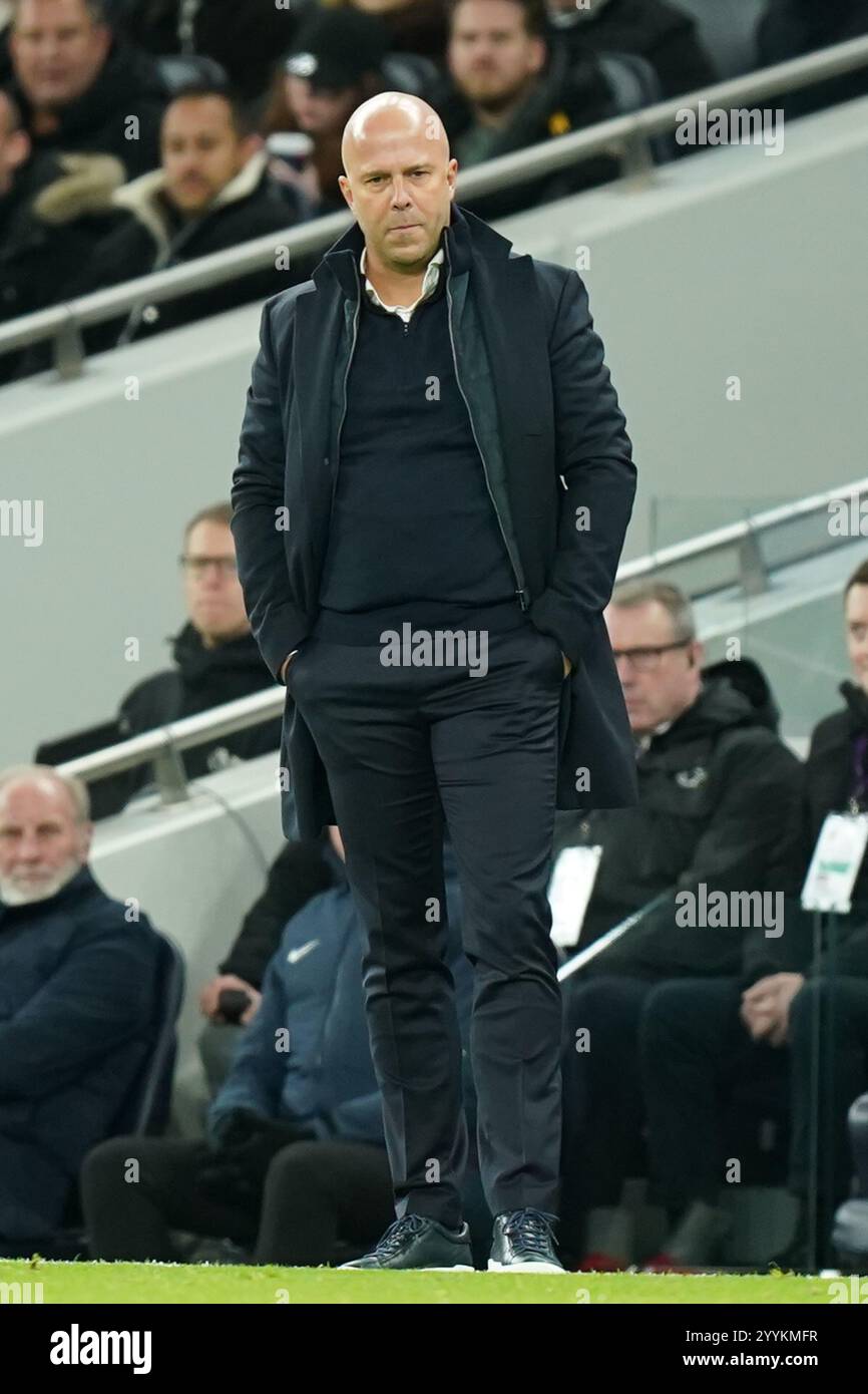 London, UK. 22nd Dec, 2024. Arne Slot, Manager of Liverpool during the ...
