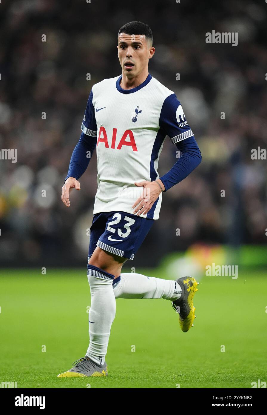 Tottenham Hotspur's Pedro Porro during the Premier League match at the ...