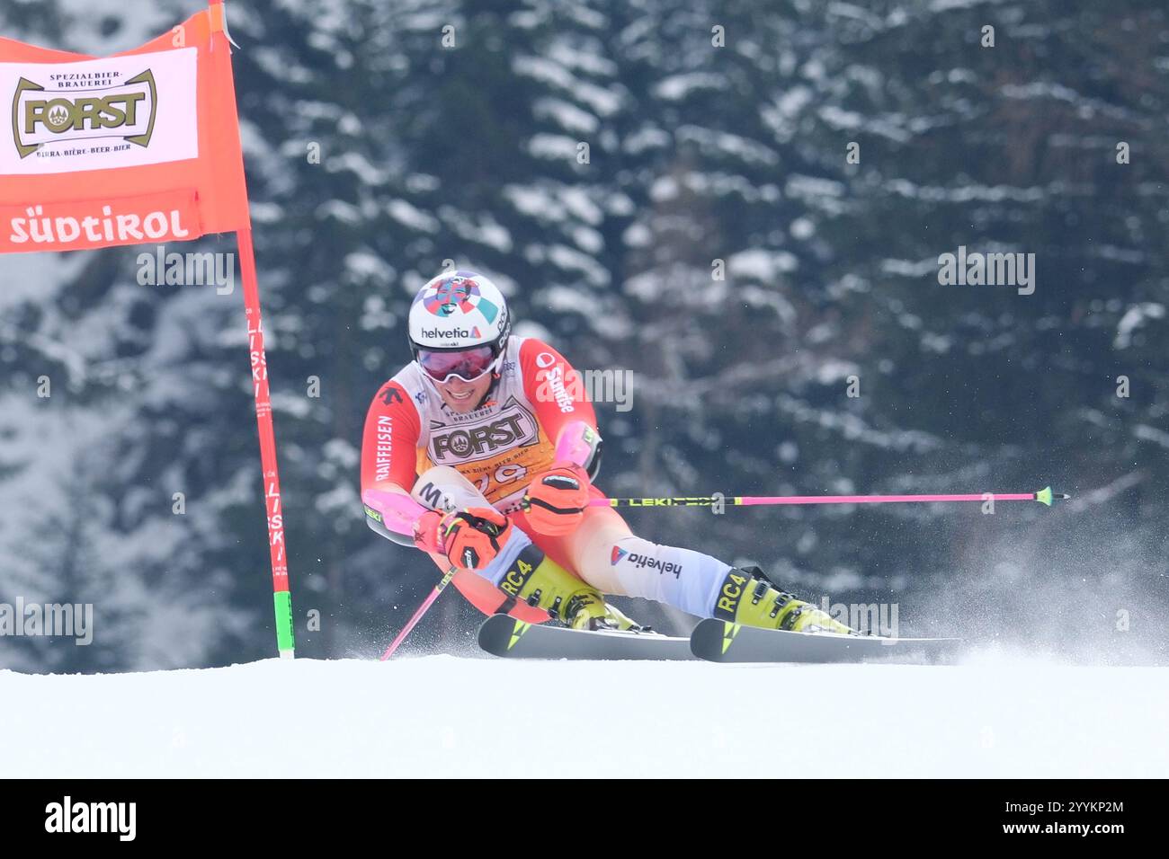 Fadri Janutin of Team Switzerland competes during the Audi FIS Alpine ...