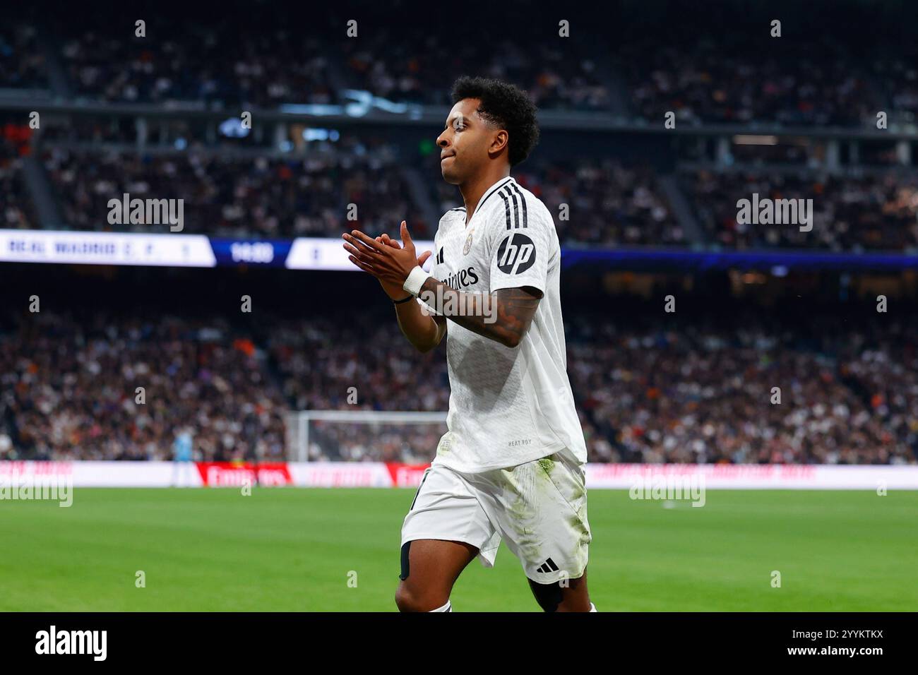 Rodrygo Goes of Real Madrid gestures during the Spanish League, LaLiga ...