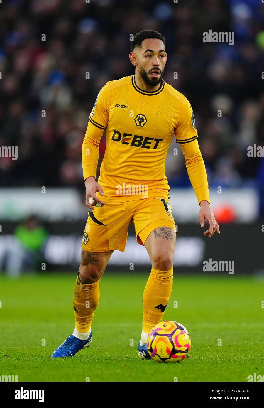 Wolverhampton Wanderers' Matheus Cunha during the Premier League match ...