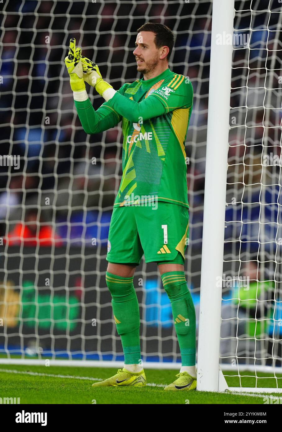 Leicester City's Danny Ward during the Premier League match at King ...