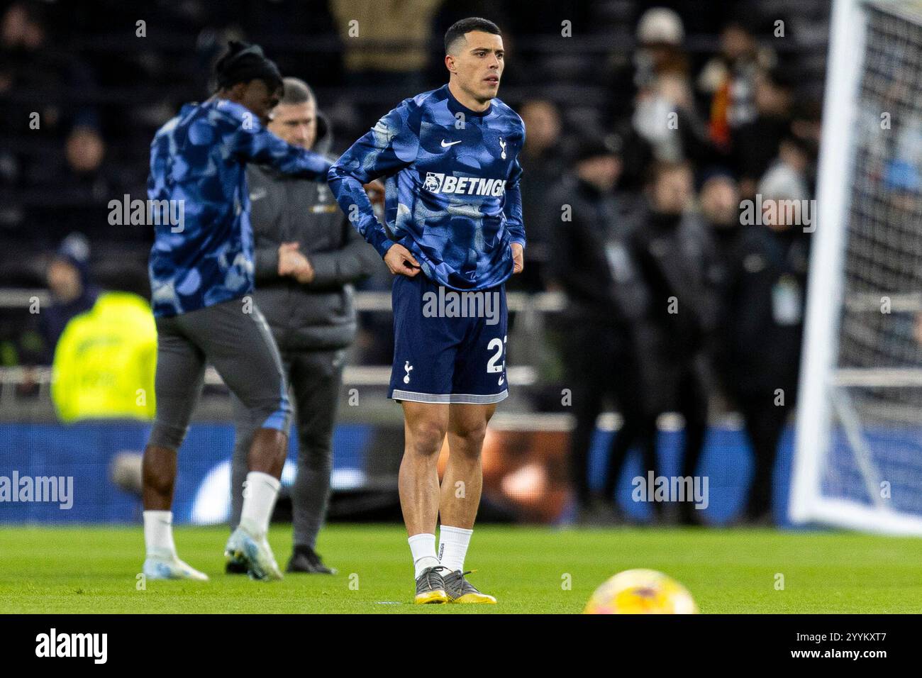 London, UK. 22nd Dec, 2024. Pedro Porro of Tottenham Hotspur during the ...
