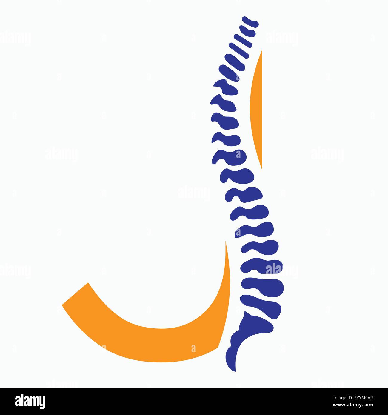 Initial Letter J Spine Logo Concept For Chiropractic Logo Design ...