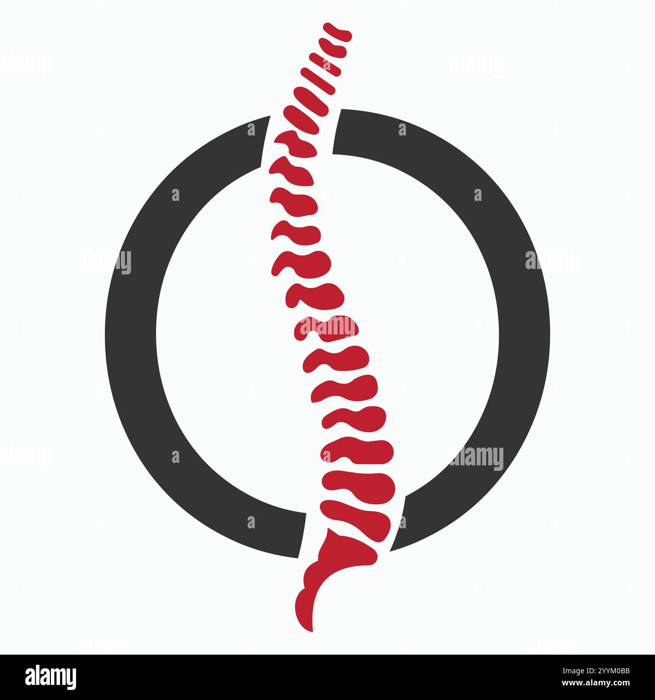 Initial Letter O Spine Logo Concept For Chiropractic Logo Design, Medical Physiotherapy Symbol ...
