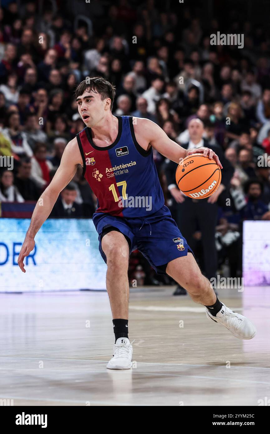 Juan Nunez of FC Barcelona in action during the Liga Endesa ACB, match ...