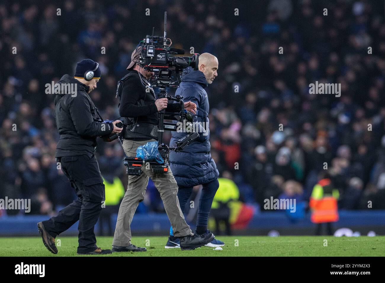 Chelsea FC manager Enzo Maresca at full time during the Premier League ...