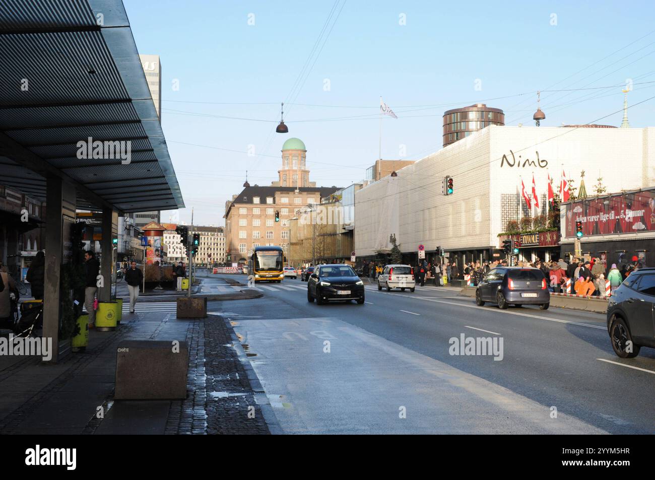 Copenhagen/ DenmarK/22 DECEMBER 2024/ view of berntorffsgade heart of ...