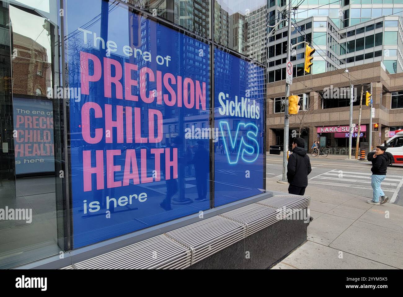 Toronto, Canada. 14th Nov, 2024. Signage for the Sick Kids Hospital is ...