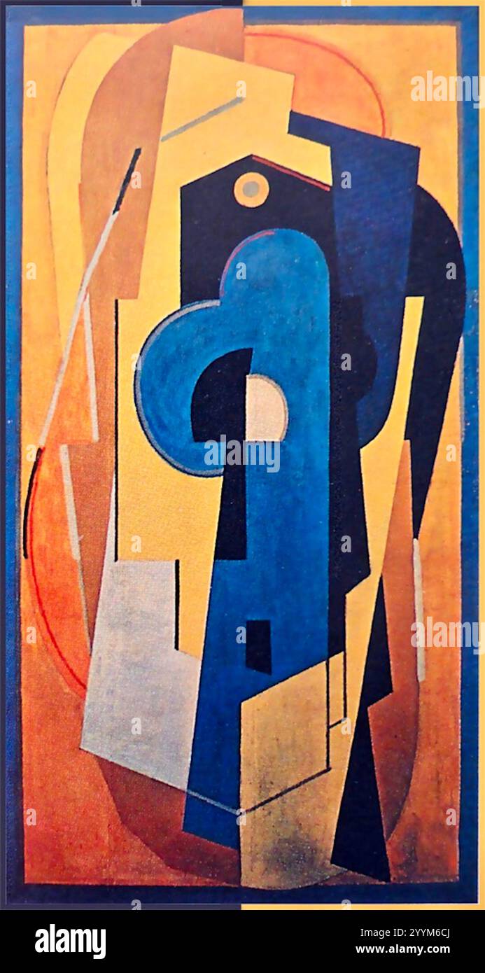Albert Gleizes - Composition in Blue and Yellow - 1921 Stock Photo - Alamy