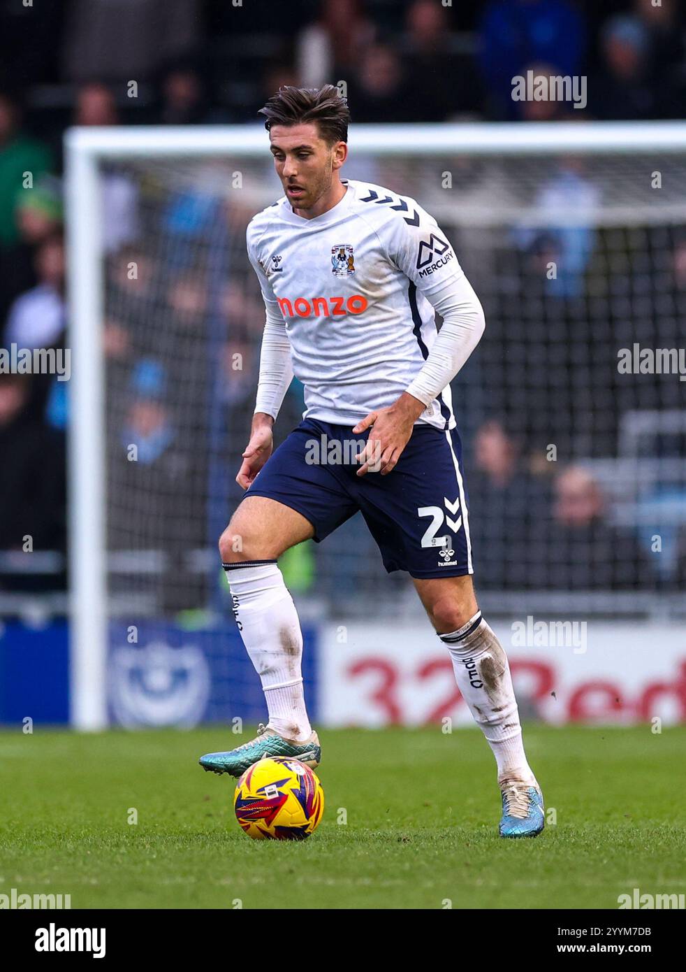 Coventry City's Luis Binks in action during the Sky Bet Championship ...