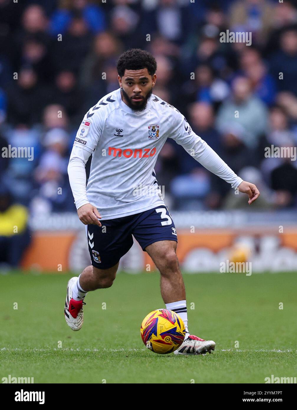 Coventry City's Jay Dasilva in action during the Sky Bet Championship ...