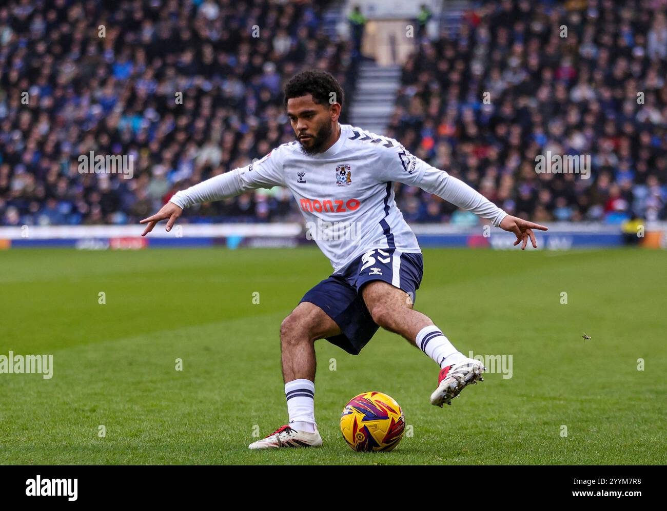 Coventry City's Jay Dasilva in action during the Sky Bet Championship ...