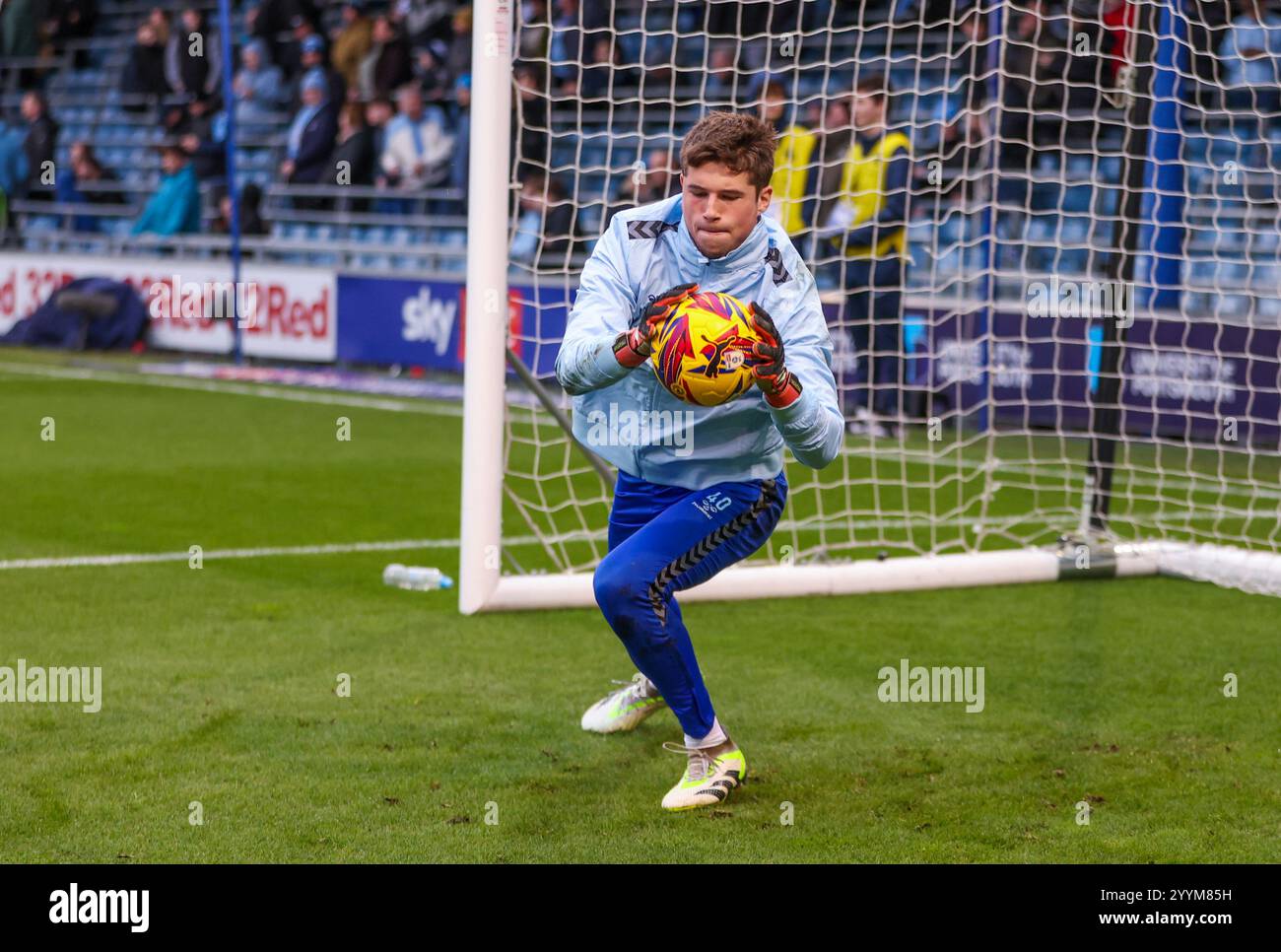 Coventry City goalkeeper Ben Wilson during their side’s warm up before ...