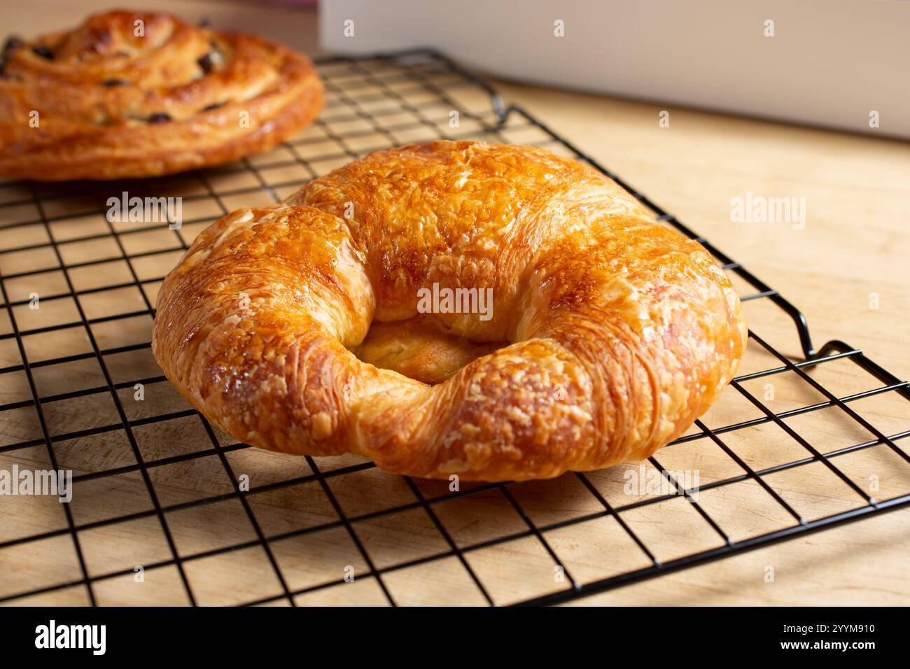 Closeup croissant dough on hi-res stock photography and images - Alamy