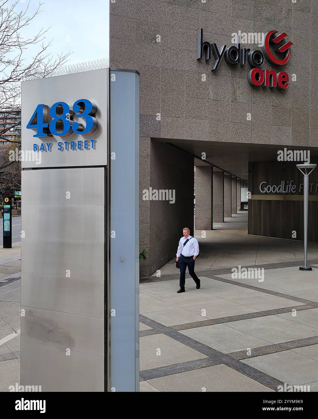 Toronto, Canada. 14th Nov, 2024. Signage for the Hydro One Networks Inc ...