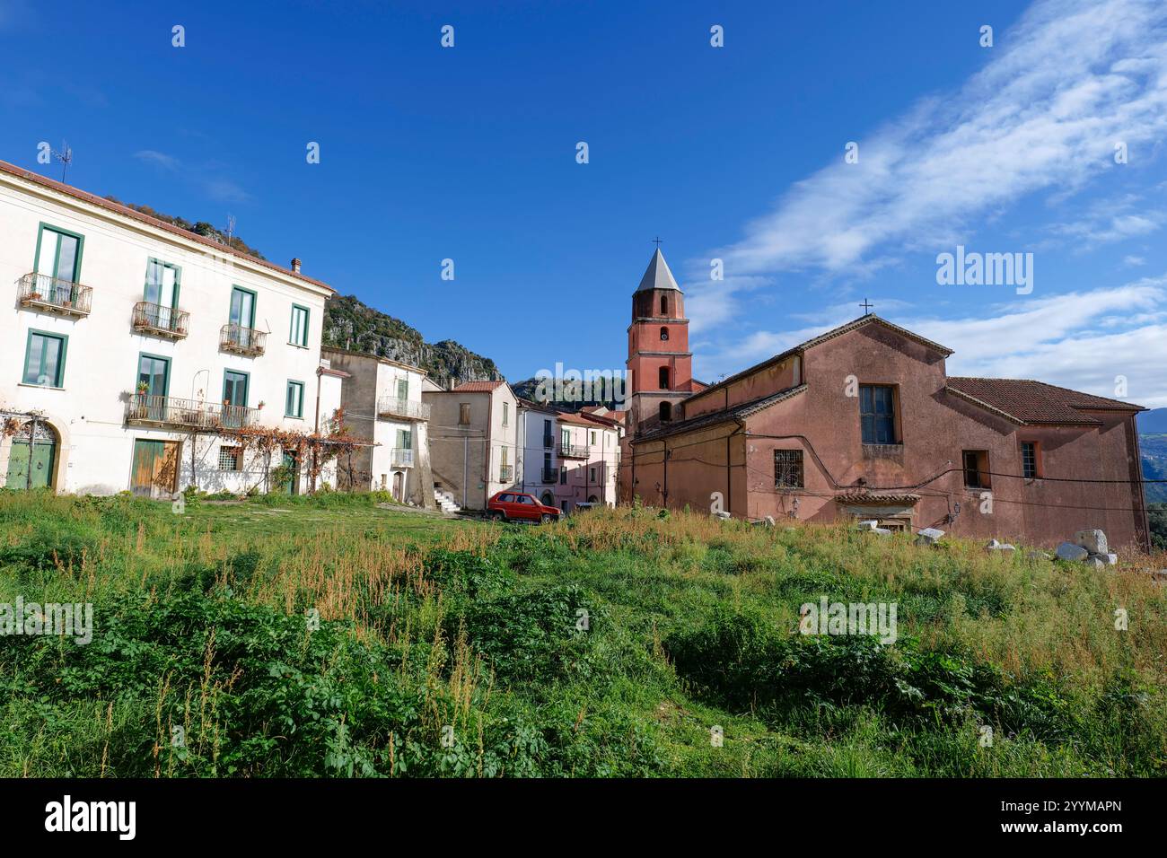 The church of Sant'Angelo a Fasanella, a village in the province of ...