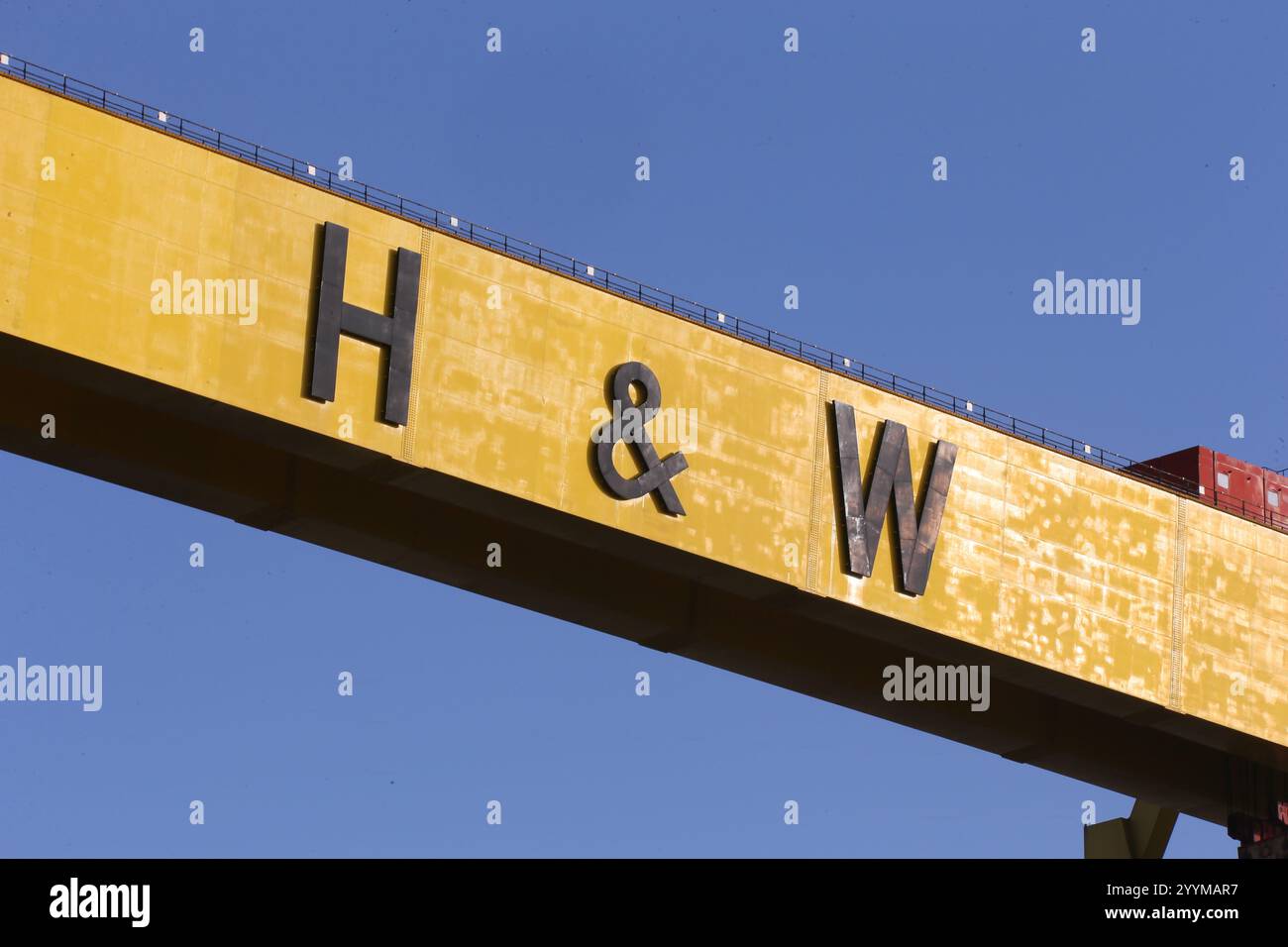 Image of the H&W letters on the iconic twin shipbuilding gantry cranes ...