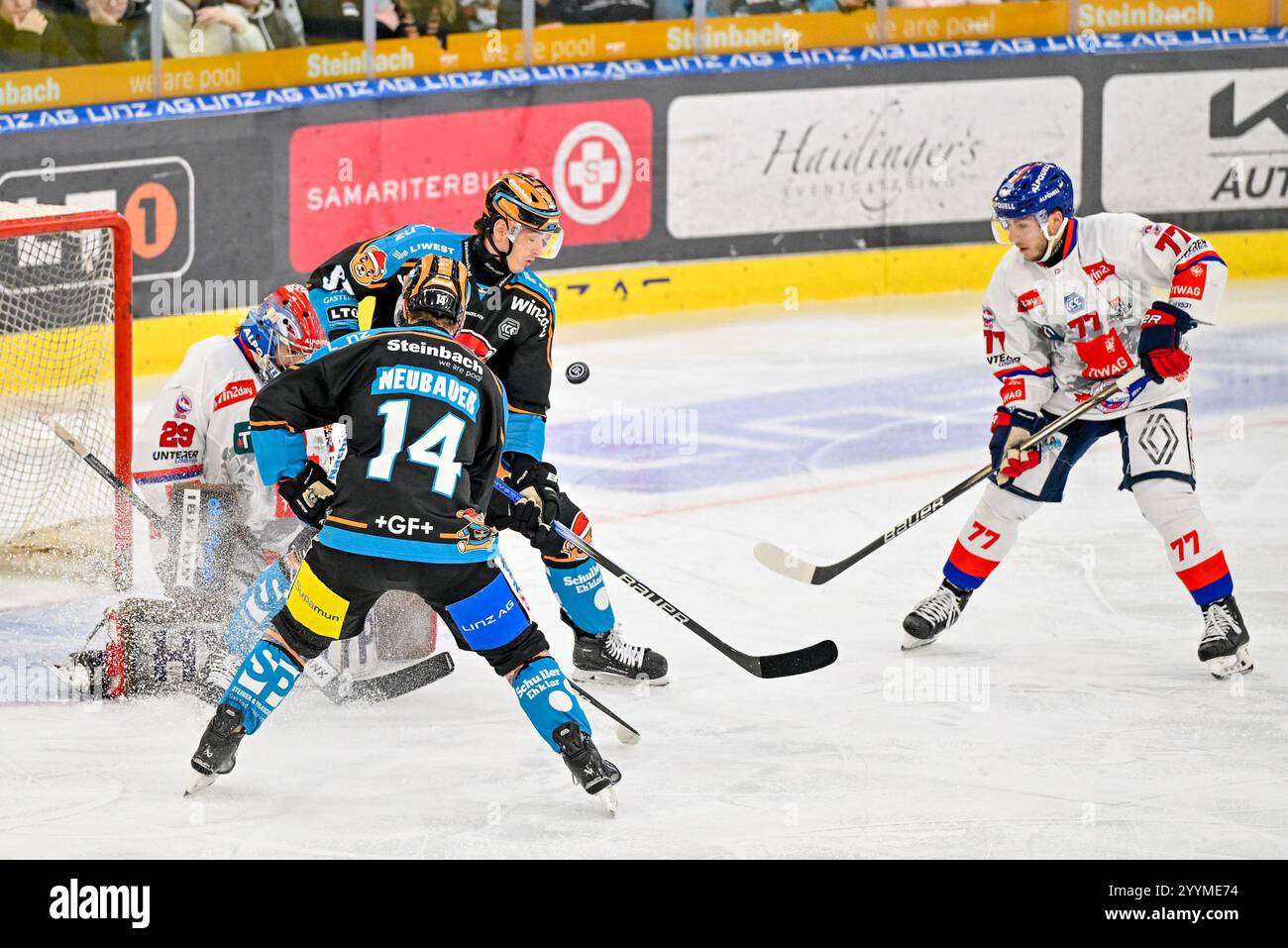 Linz, Austria. 22nd Dec, 2024. LINZ, AUSTRIA -DECEMBER 22: Evan ...