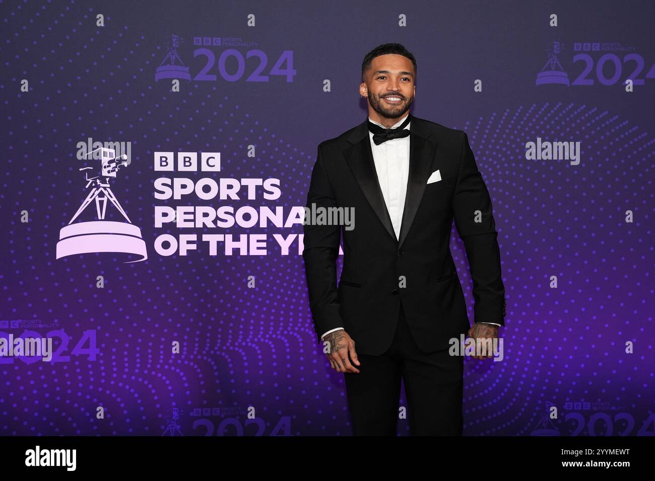 Presenter Michael Griffiths arriving for the 2024 BBC Sports ...