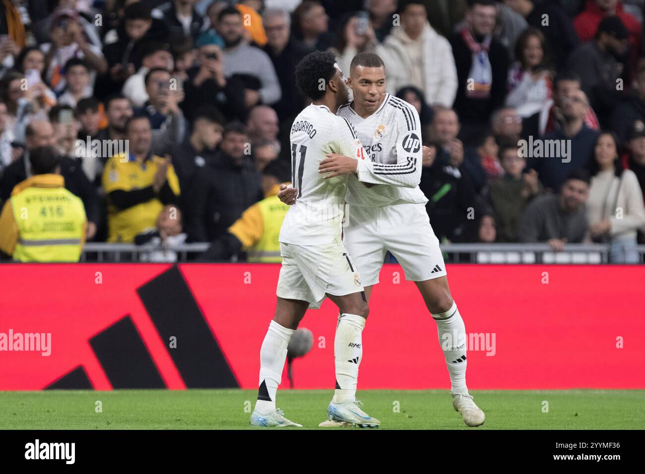 MADRID, SPAIN - December 22:Rodrygo Goes of Real Madrid and Kylian ...