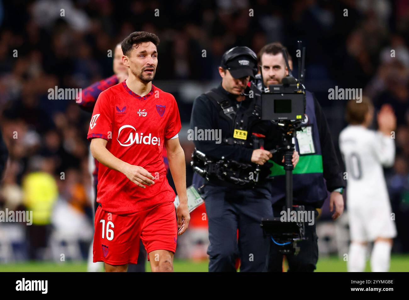 Jesus Navas of Sevilla FC looks on during the Spanish League, LaLiga EA ...