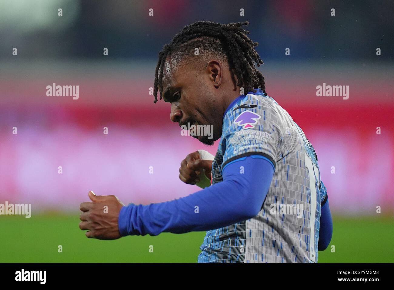 Atalanta's Ademola Lookman celebrates after scoring his side's second ...