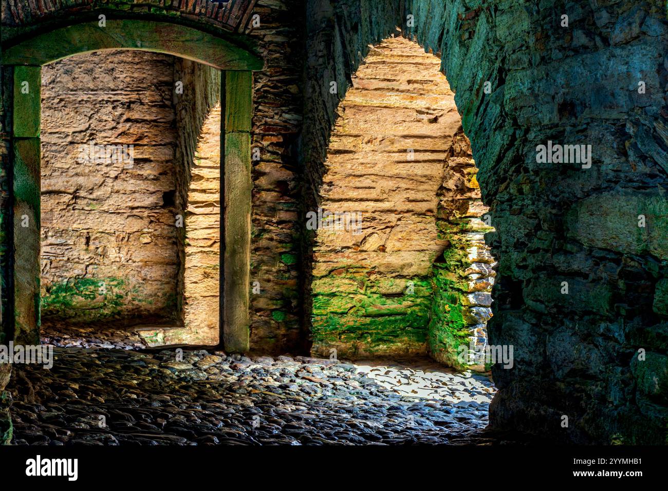 Old building called Senzala in city of Ouro Preto used to keep slaves ...