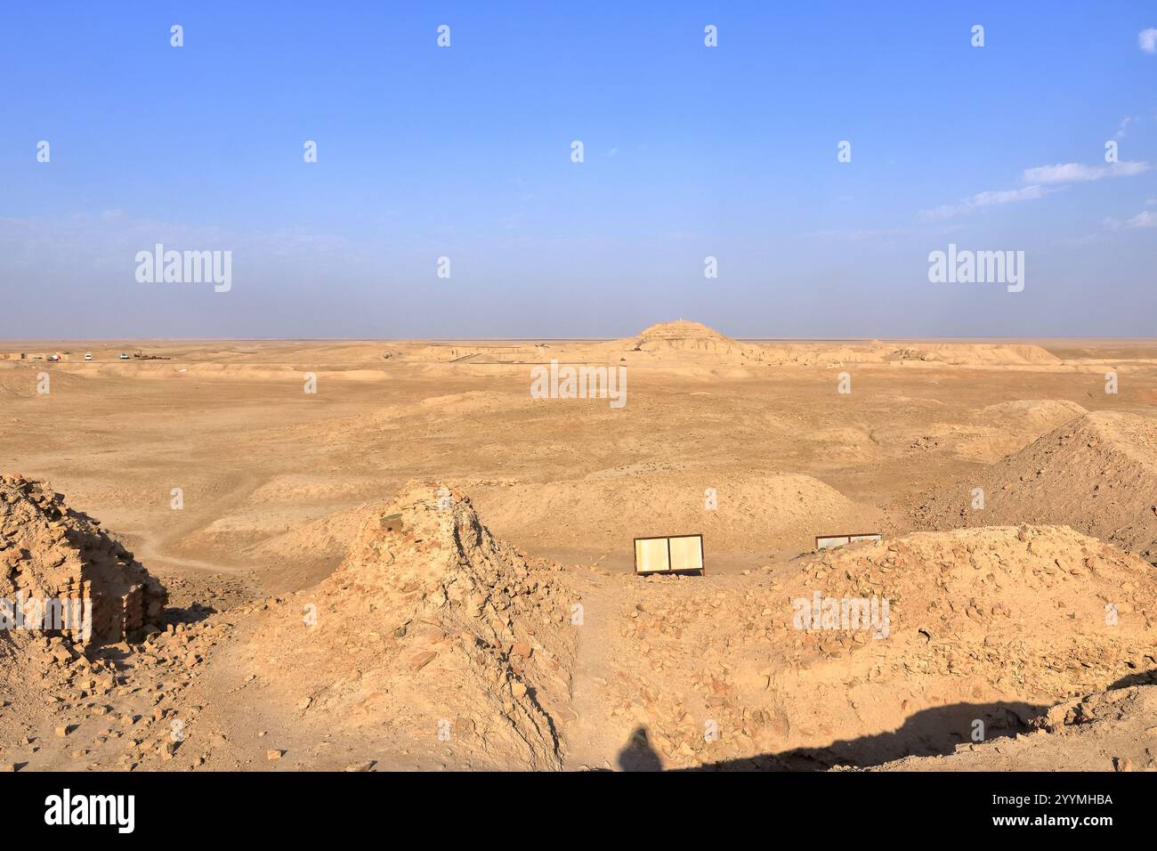 area of the excavation site in the Ancient City of Uruk, Iraq Stock ...