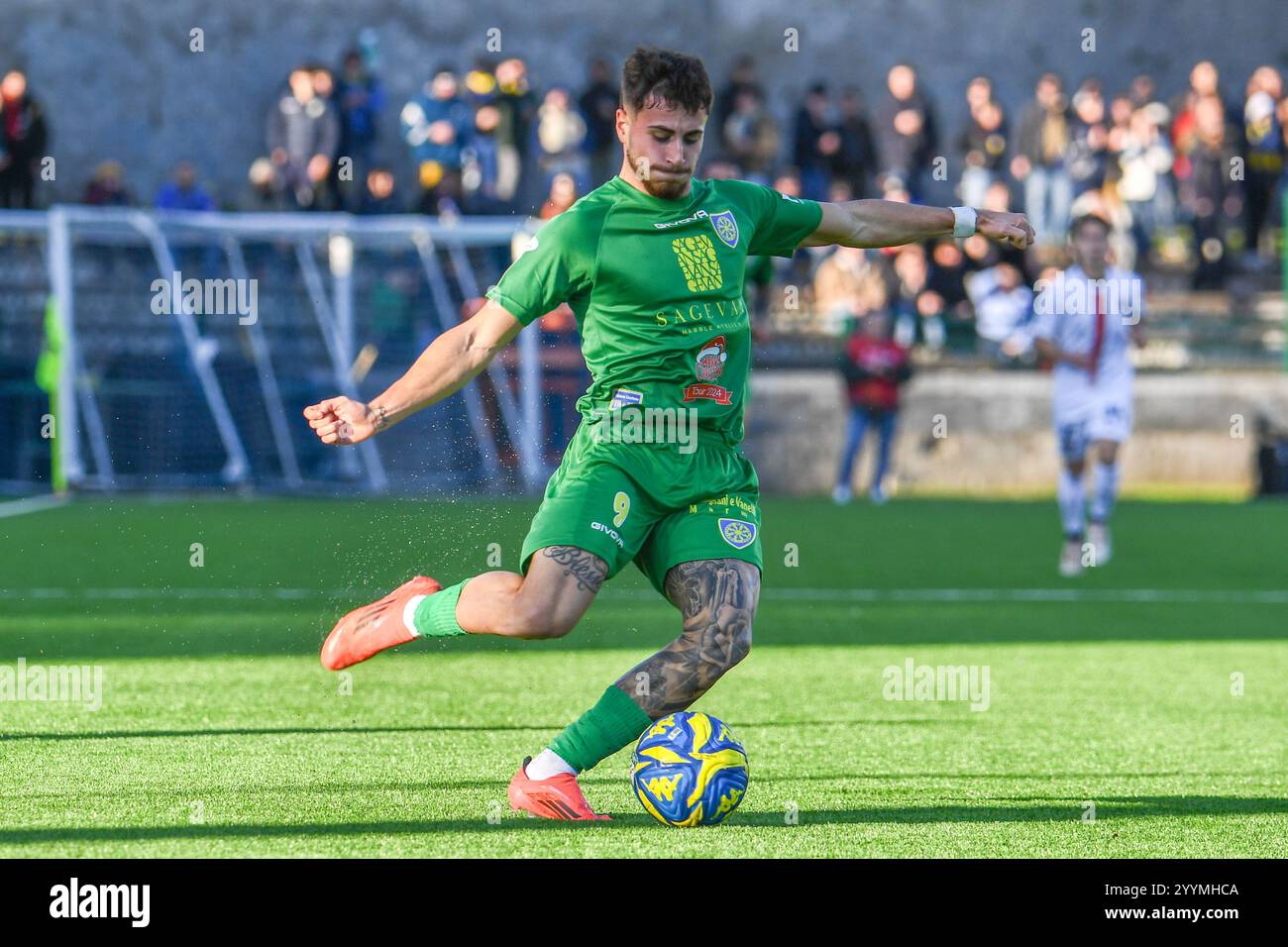 Carrara, Italy. 21st Dec, 2024. Luigi Cherubini (Carrarese) during Carrarese Calcio vs Cosenza ...