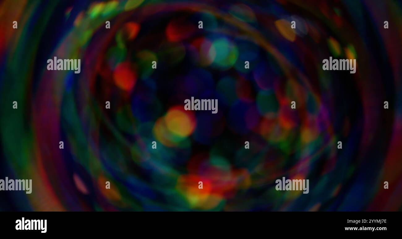 Crystal light refraction. Blurred reflection glare. Defocused leak ...