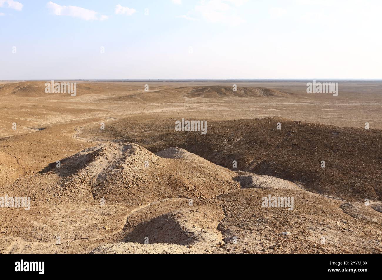 area of the excavation site in the Ancient City of Uruk, Iraq Stock ...