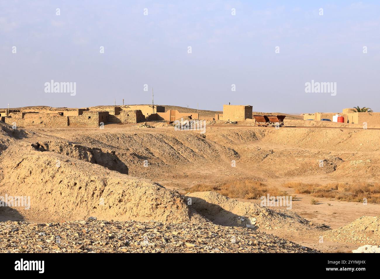 area of the excavation site in the Ancient City of Uruk, Iraq Stock ...