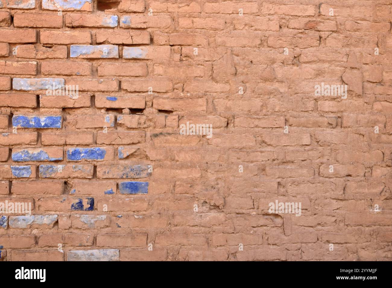 walls and bricks in the excavation site in the Ancient City of Uruk ...