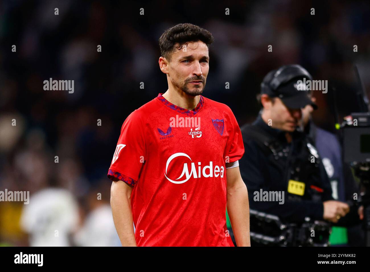 Jesus Navas of Sevilla FC looks on during the Spanish League, LaLiga EA ...